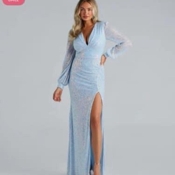Windsor | Dresses | Windsor Light Blue Prom Dress | Poshmark